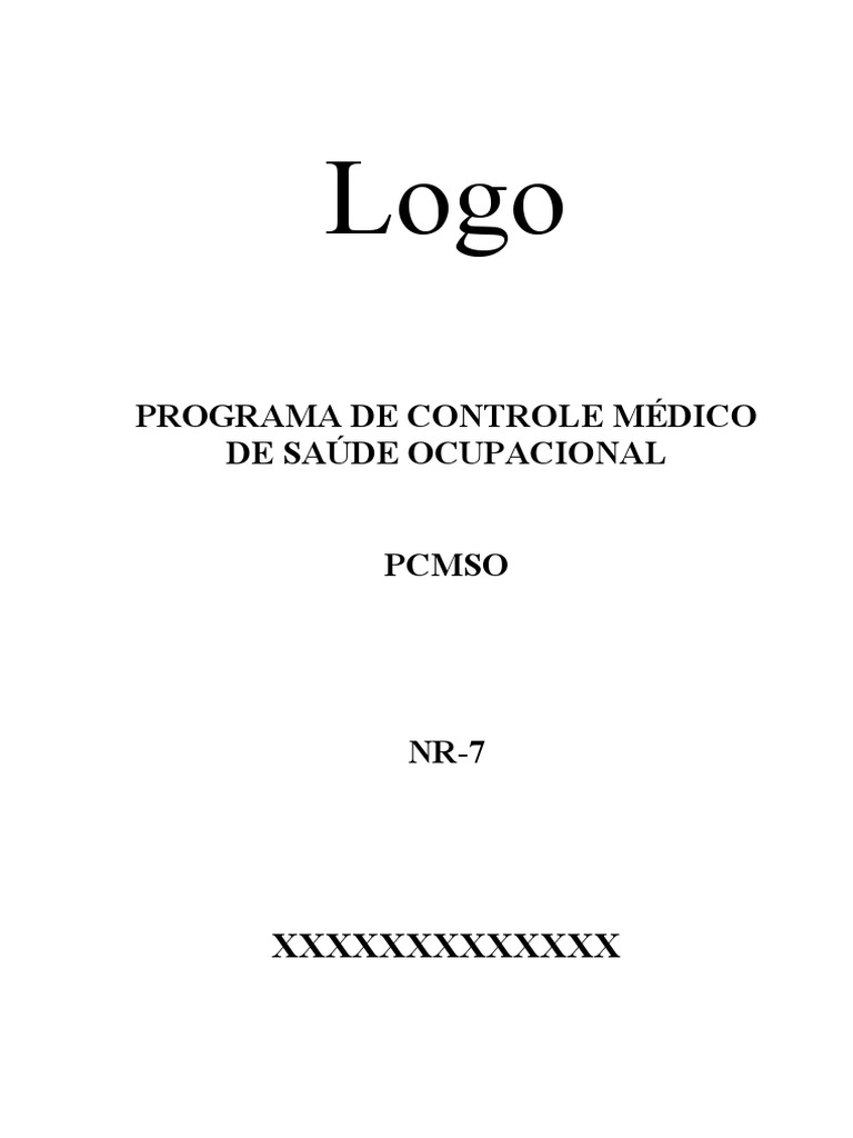 PCMSO: Programa de Saúde Ocupacional | PDF