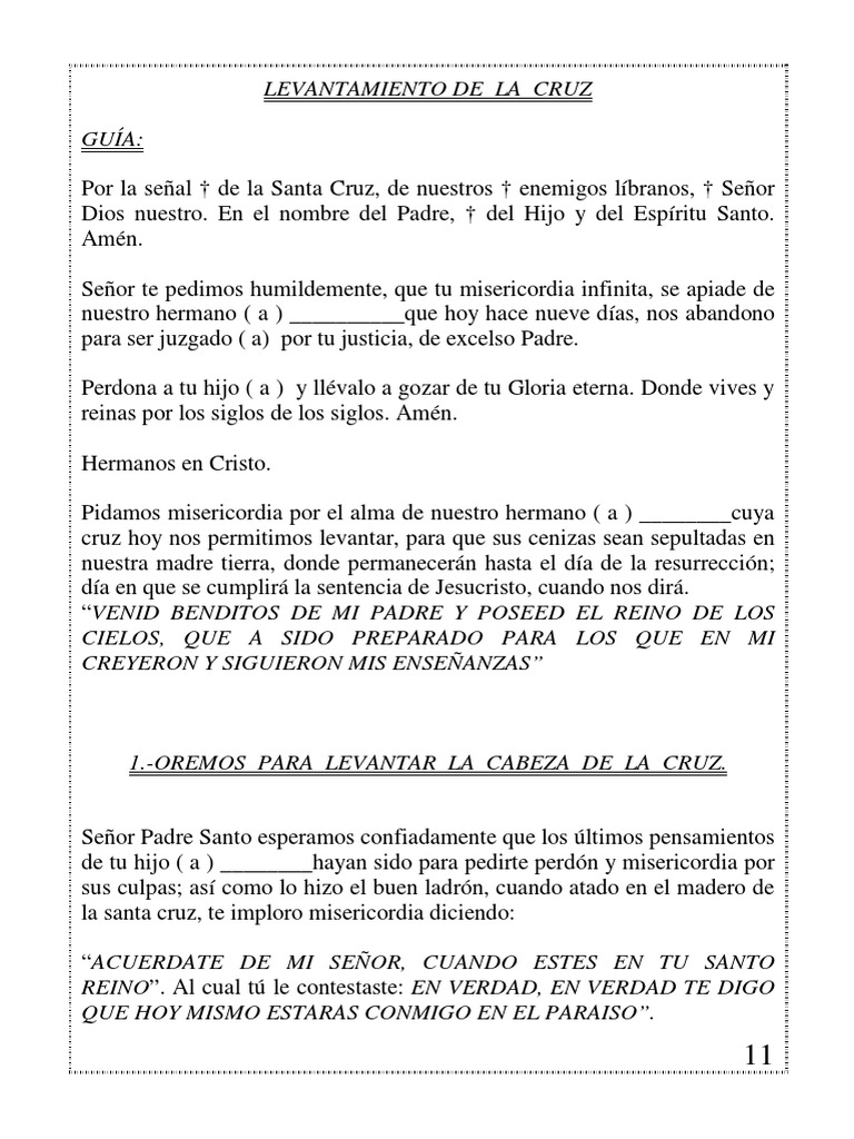 Levantamiento de La Cruz | PDF | María, madre de Jesús | orador del Señor