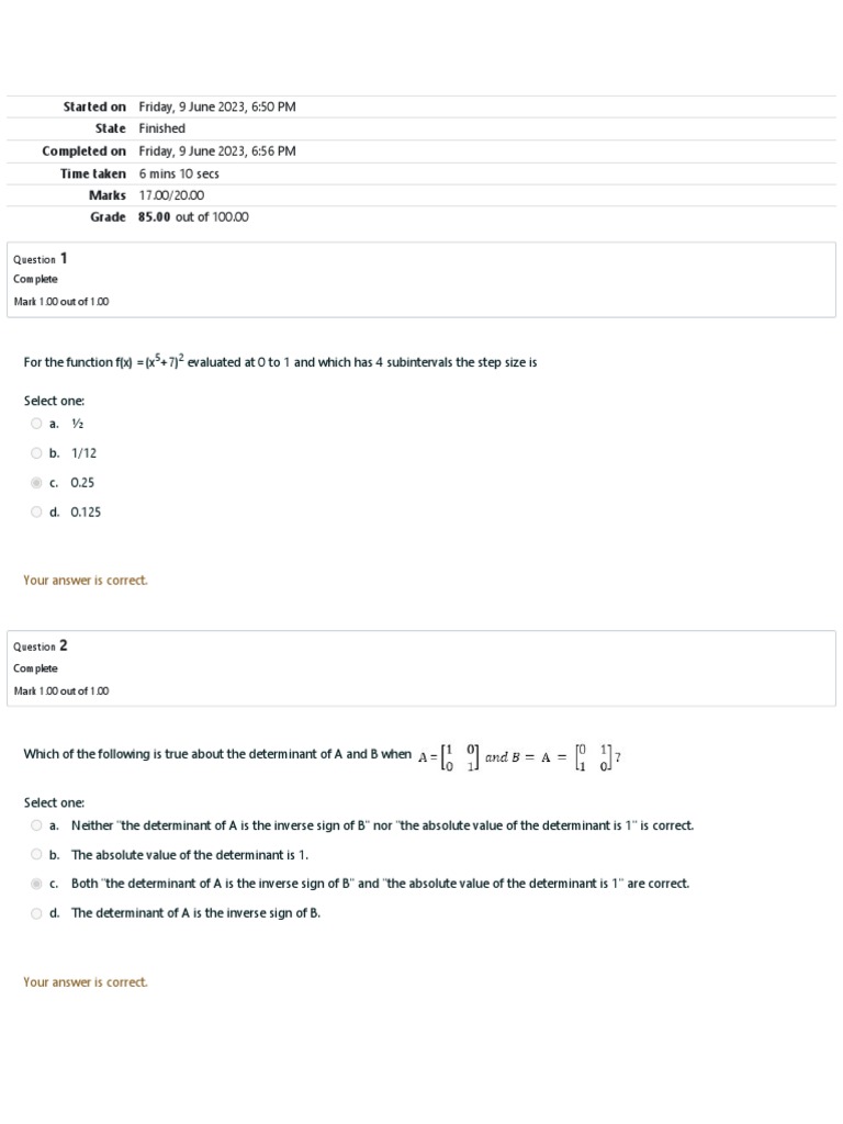 PRELIM LAB QUIZ 2 - Attempt Reviewnumerical | PDF PRELIM LAB QUIZ 2 - Attempt Reviewnumerical | PDF