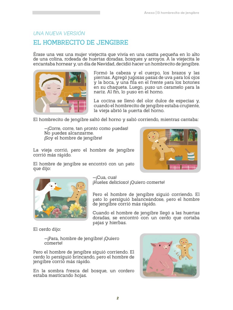 El Hombrecito de Jengibre Versión 2 | PDF | Cocina, comidas y vino