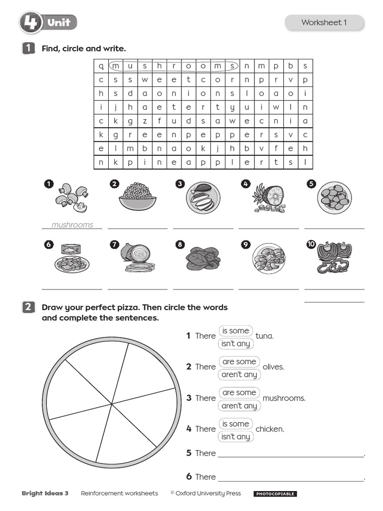 Pizza and Cuisine Worksheet | PDF | Cuisine | Foods