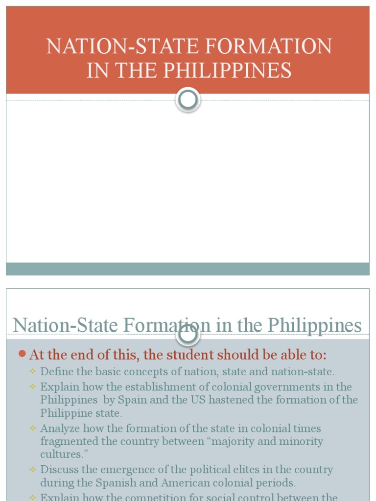 Nation-State Formation in The Philippines | PDF | Social Science