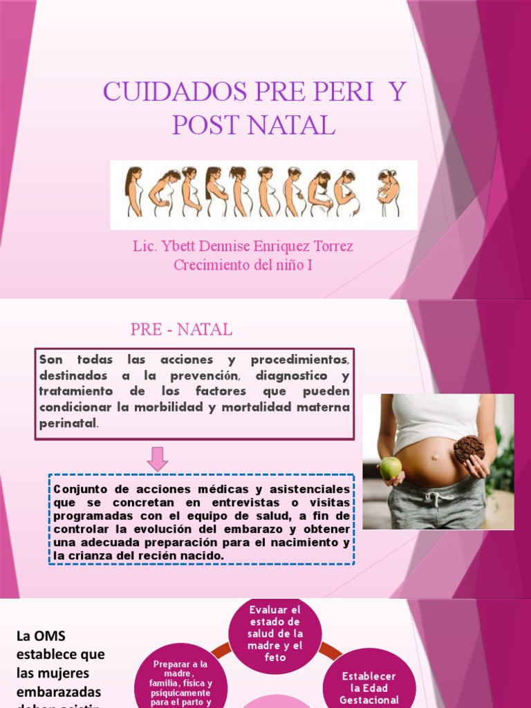 Cuidados Pre - Peri y Post Natal | PDF | Salud y bienestar | Ciencia y ...