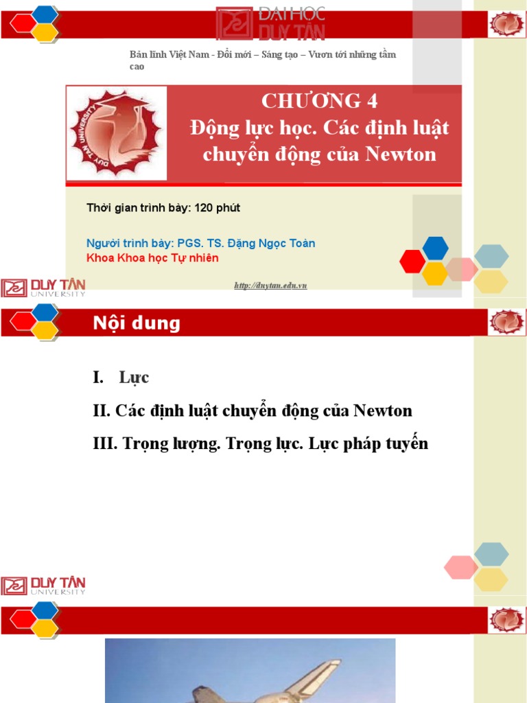 PHY 101 - Vat Li Dai Cuong A1 - Tieng Viet - 2020S - Lecture Slides - 4 ...