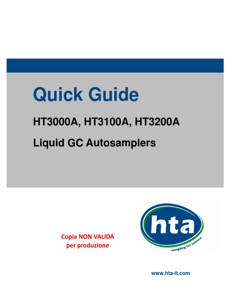 HT3000A QuickGuide | PDF