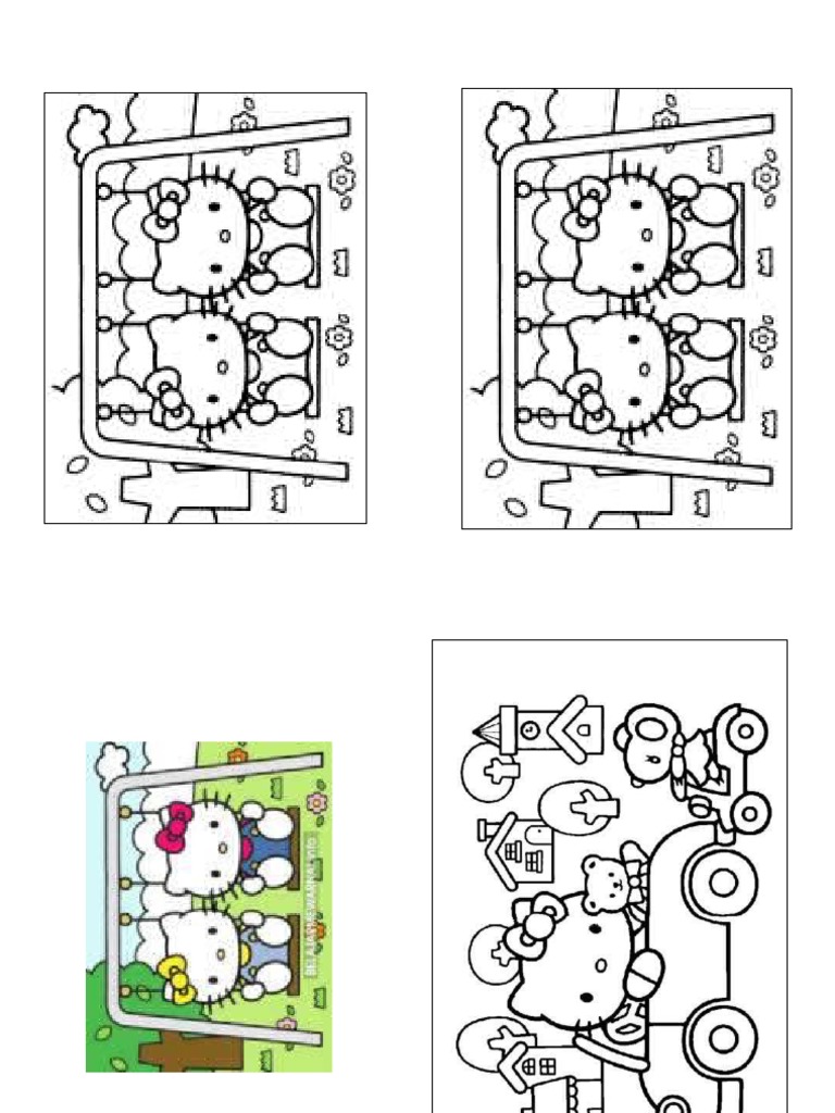 Mewarnai Hello Kitty | PDF