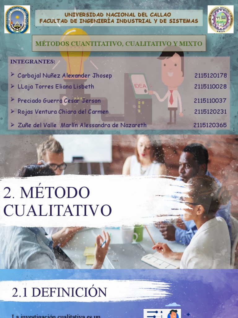 Método Cualitativo, Cuantitativo y Mixto | PDF