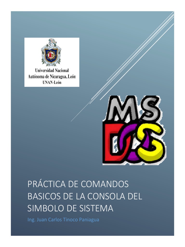 Guía Básica de Comandos MS-DOS | PDF