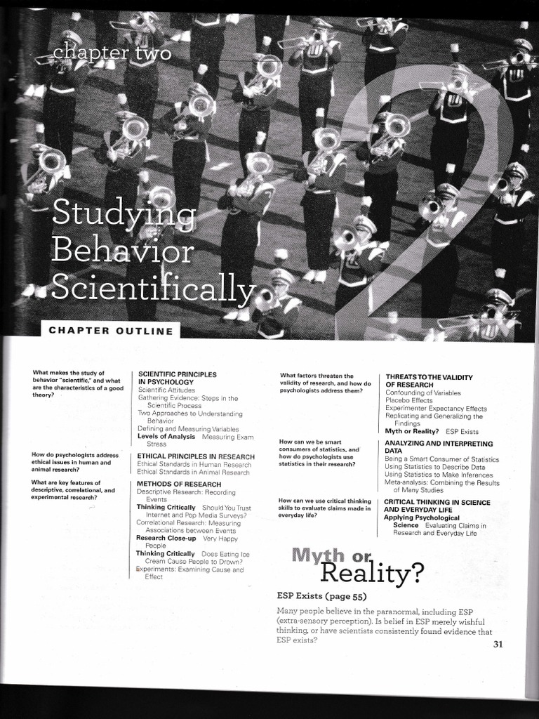 Research Methods Chapter 2 - Passer and Smith | PDF