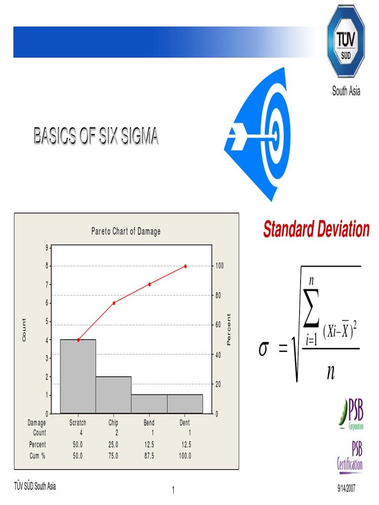 Basics of Six Sigma | PDF | Six Sigma | Business