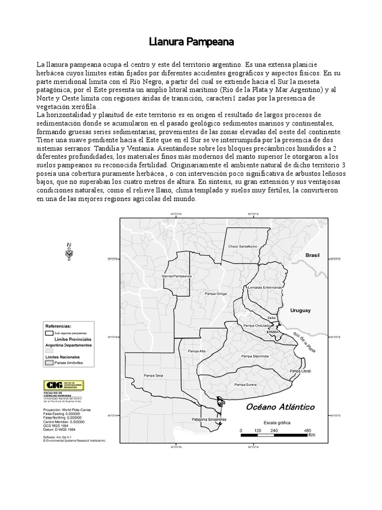 Materia Llanura Pampeana | PDF | Inundar | Suelo