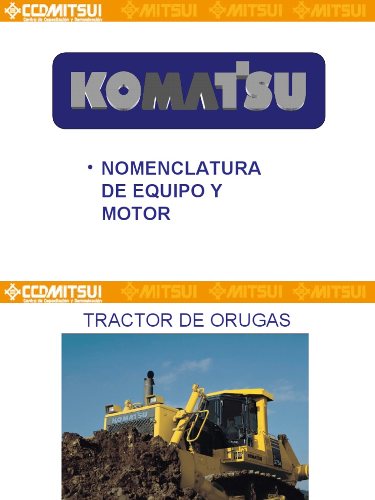 03nomenclatura Komatsu | PDF
