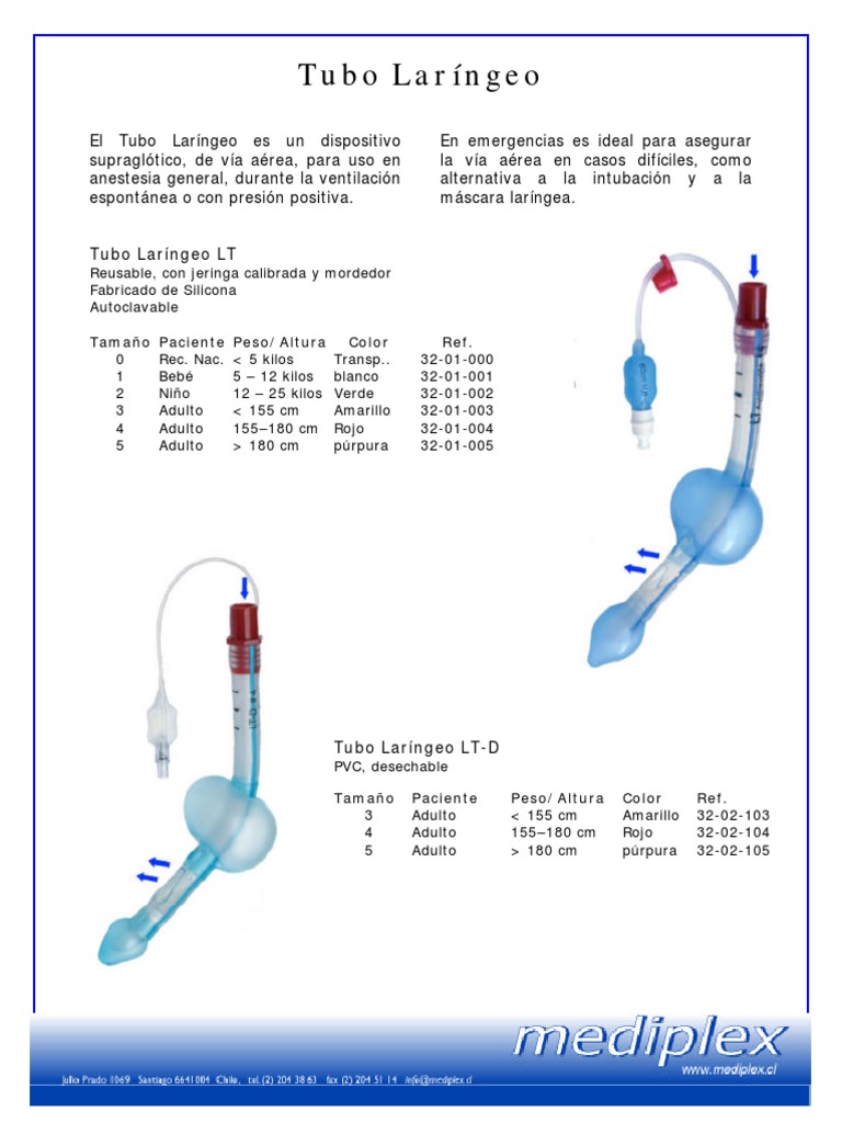 Tubos Laringeos | PDF