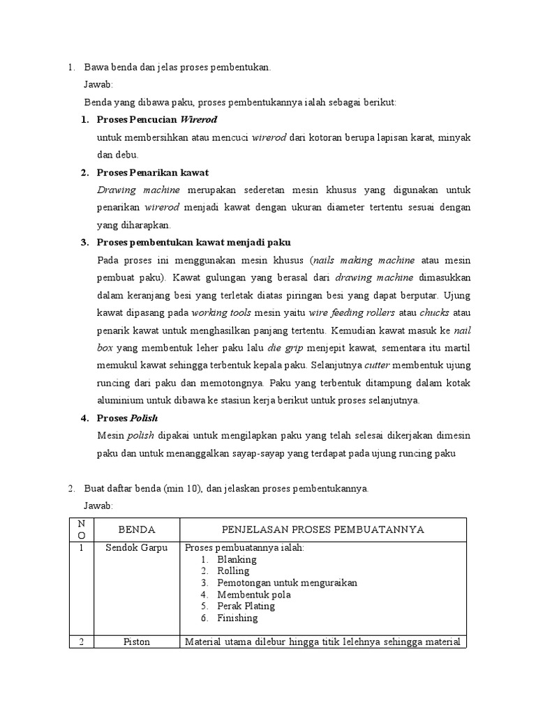 Tugas 1 Pembentukan Agus | PDF