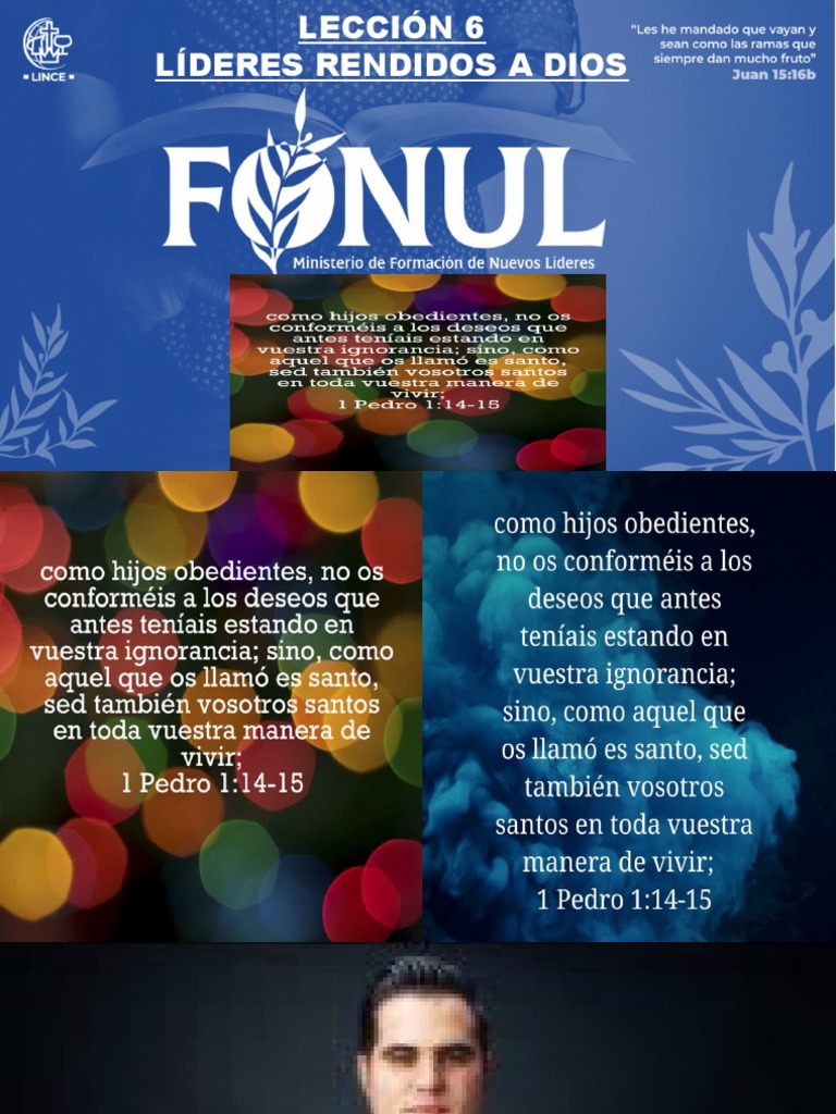 Tema 6 Lideres Rendidos A Dios | Descargar gratis PDF | Concepciones de dios | Creencia y ...