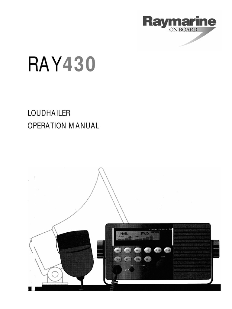 Ray 430 Raymarine | PDF