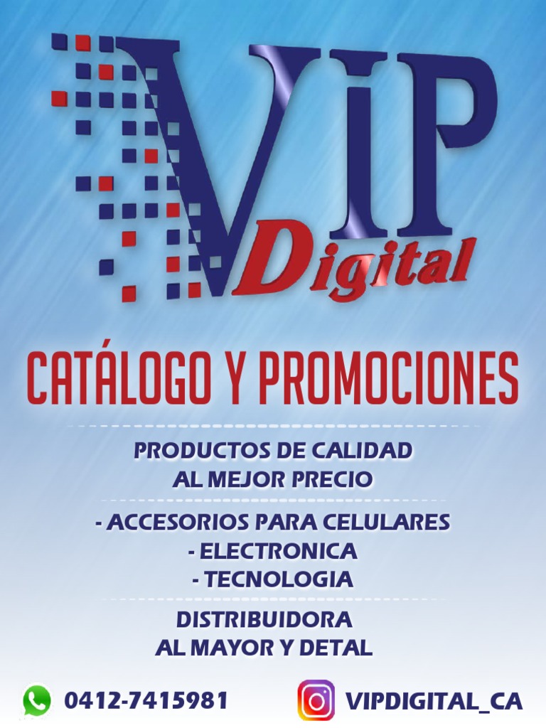Catálogo VIP de Accesorios Electrónicos | PDF | Yo telefono | Memoria USB