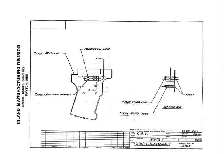 Liberator Pistol Blueprints | PDF