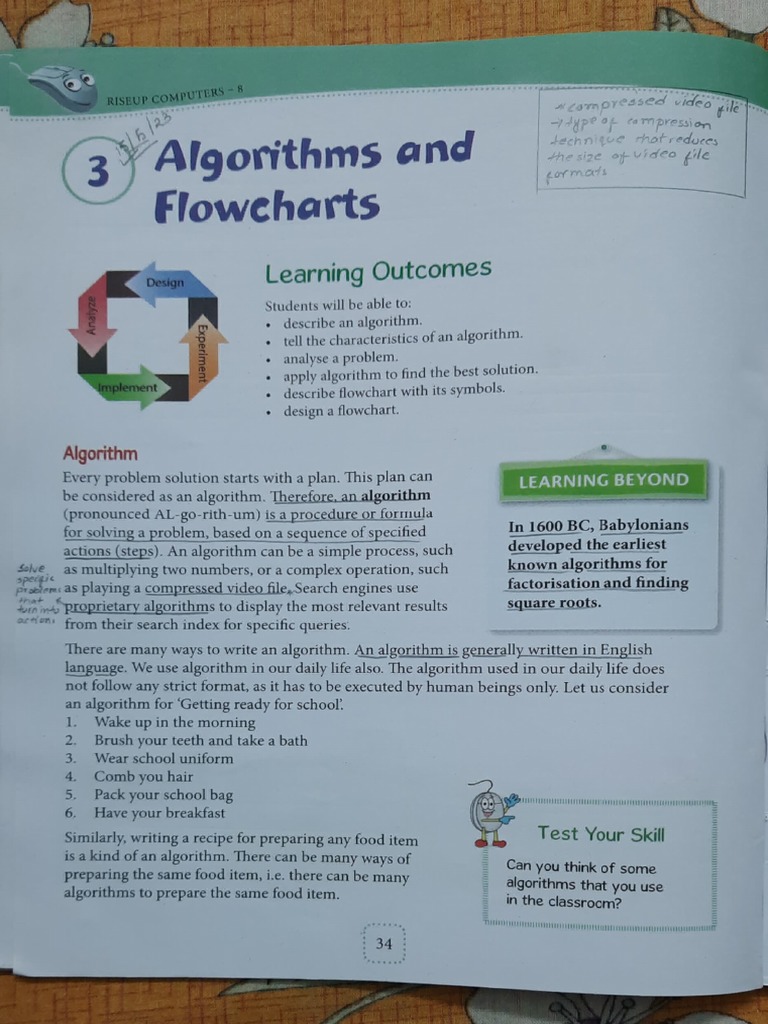 Computer - CH - 3 .Algorithms and Flowcharts | PDF | Algorithms | Computing