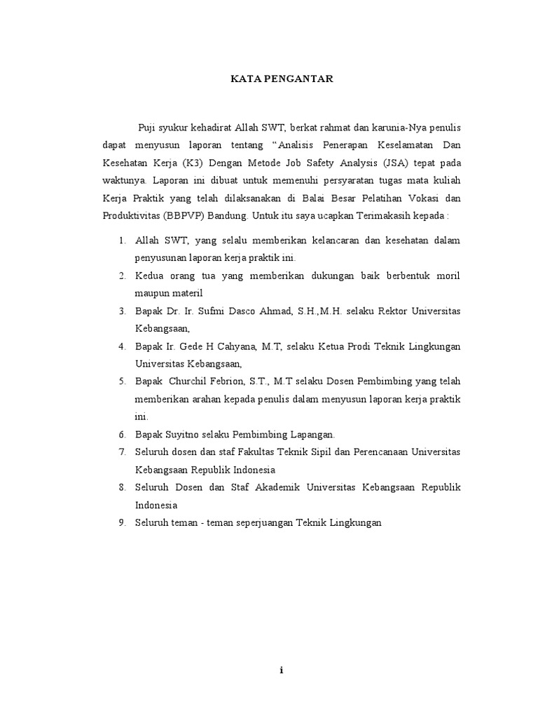 Laporan KP Bab 1 - 6 | PDF