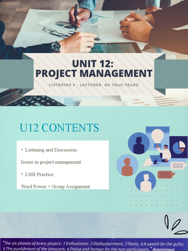 Project Management Listening Guide | PDF