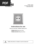 Geze Automatic Sliding Door | PDF | Automatic Transmission | Door