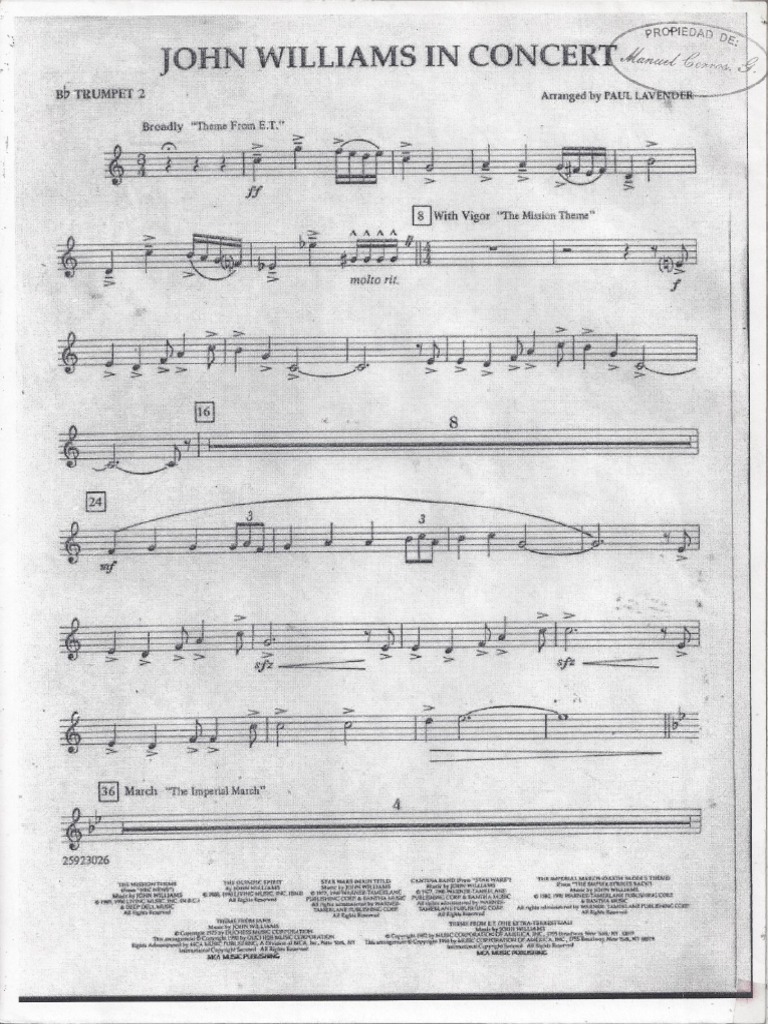 John Williams in Concert Parte 2 | PDF