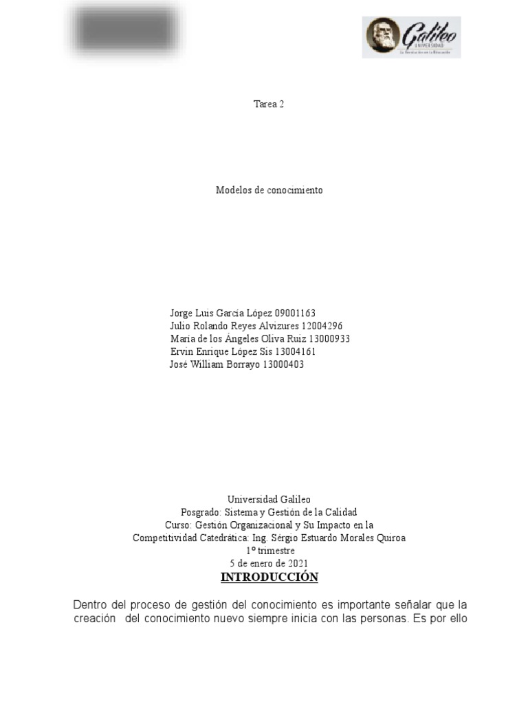 Gestión del Conocimiento Integral | PDF