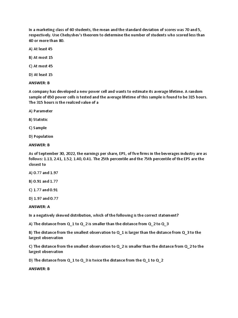 Surprise Quiz 1 | PDF