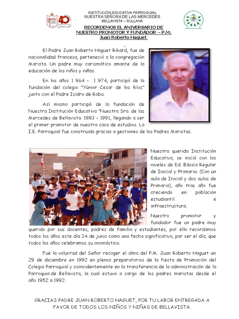 Homenaje a Juan Roberto Haguet | PDF