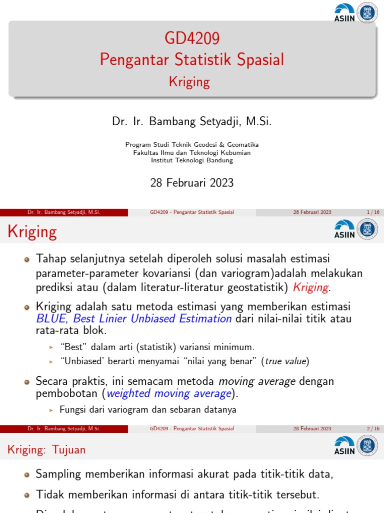 05 Kriging | PDF