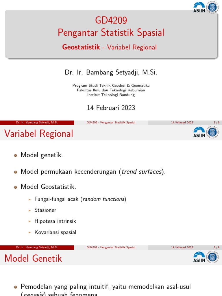 03 Geostatistics & Spatial Covariance | PDF