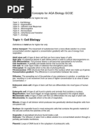 OCR (A) A Level Biology Specification Checklist | PDF | Genetics ...