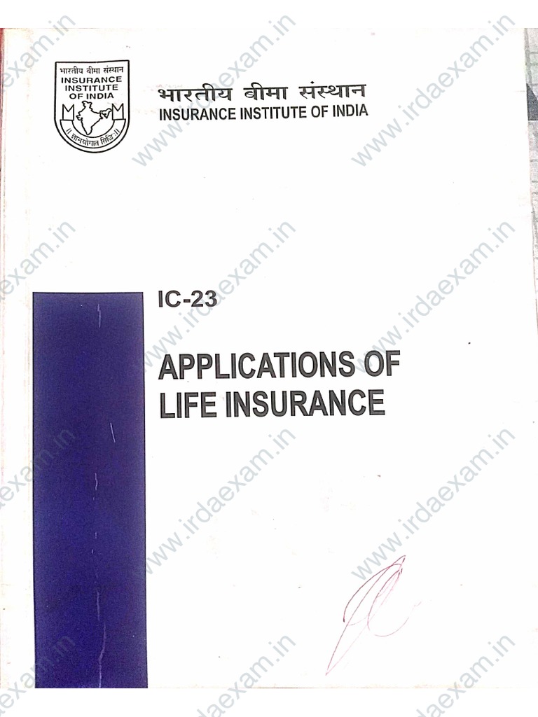 Ic 23 Application of Life Insurance | PDF
