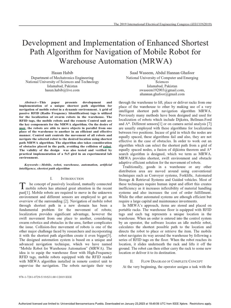 Development and Implementation of Enhanced Shortest Path Algorithm For ... Development and Implementation of Enhanced Shortest Path Algorithm For ...