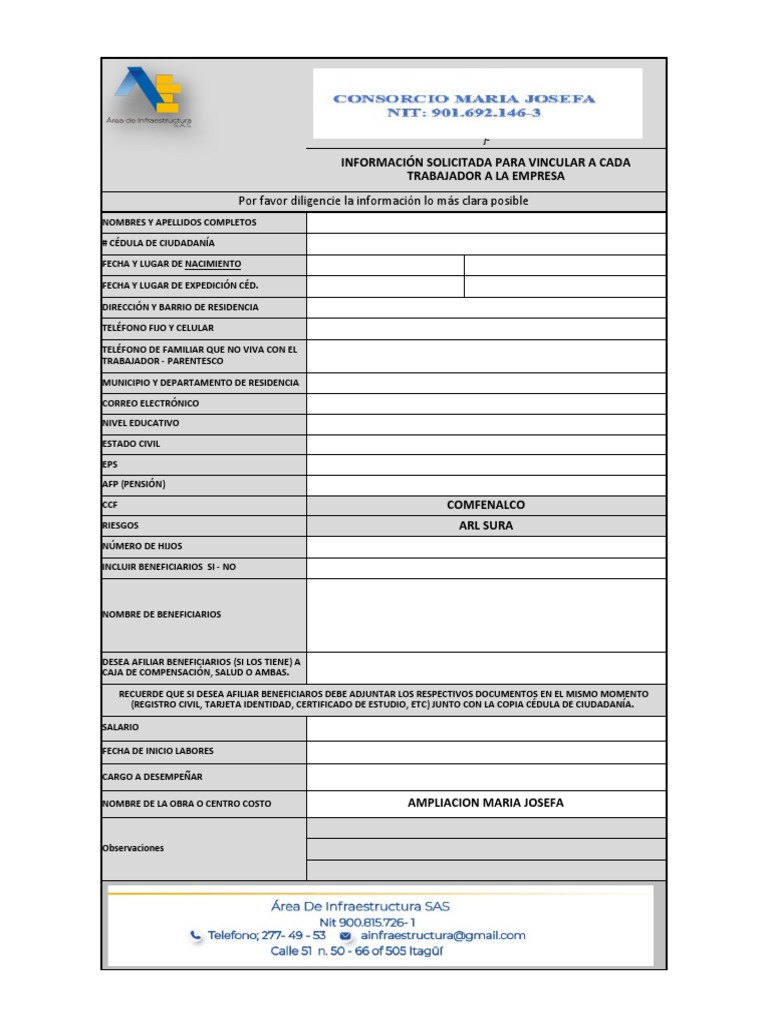 Formato Vinculación CMJ | PDF