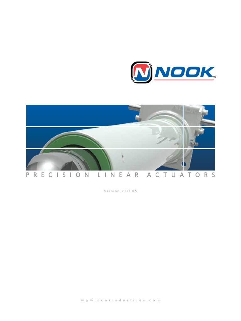 Nook Linear Actuator Catalog | PDF