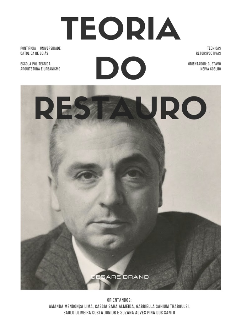 Teoria Do Restauro - Brandi | PDF