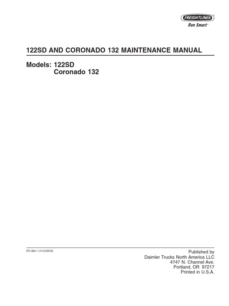 122SD and Coronado 132 Maintenance Manual | PDF | Computers ...