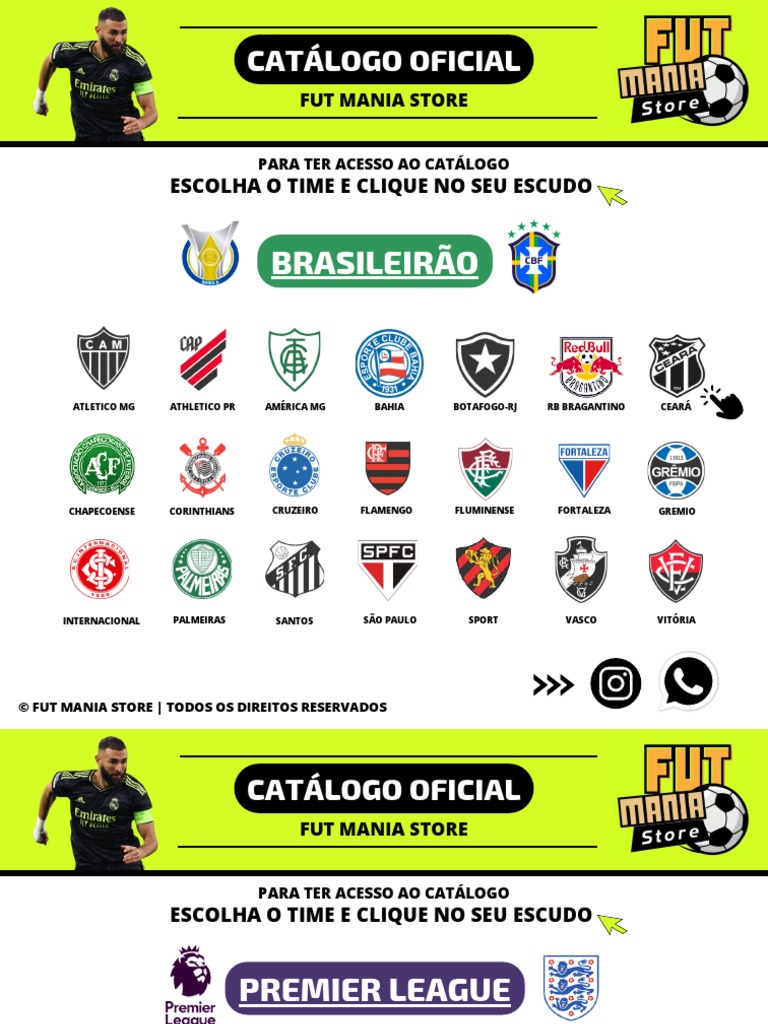 Catálogo Oficial - Fut Mania Store | PDF