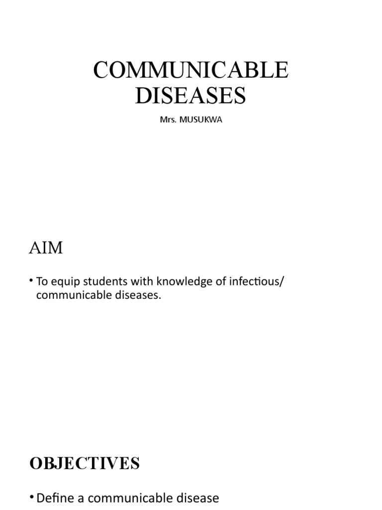 Understanding Communicable Diseases | PDF | Infection | Pathogen