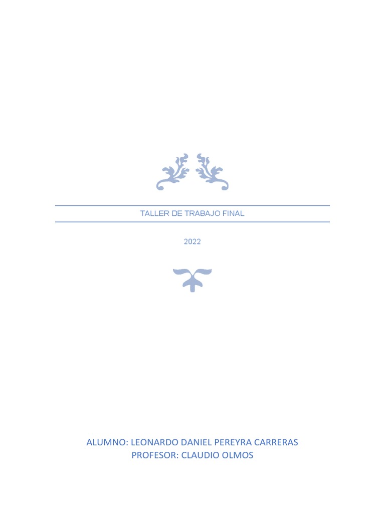 Trabajo Final - Leonardo Pereyra | PDF | Marketing | Gestión de recursos humanos