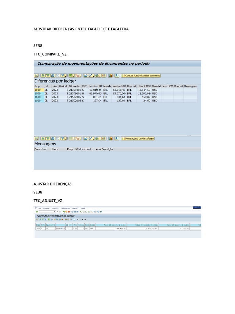 MOSTRAR DIFERENÇAS ENTRE FAGLFLEXT E FAGLFEXA | PDF