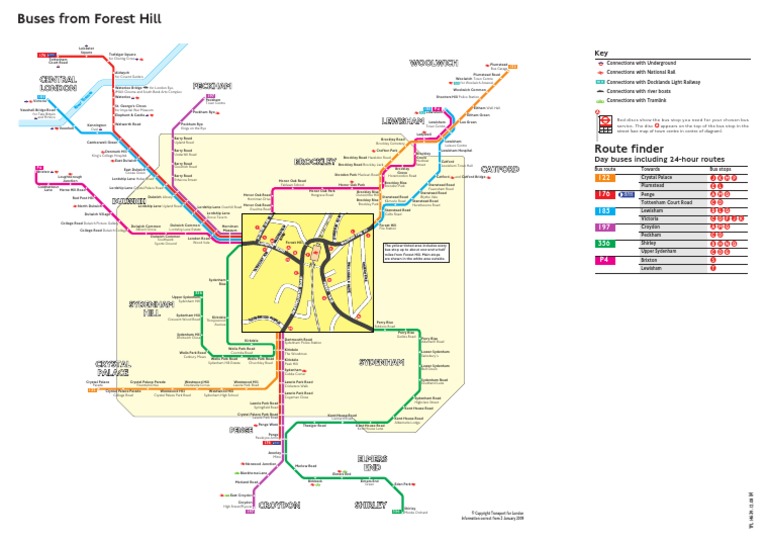 Forest Hill bus routes 2011 | PDF