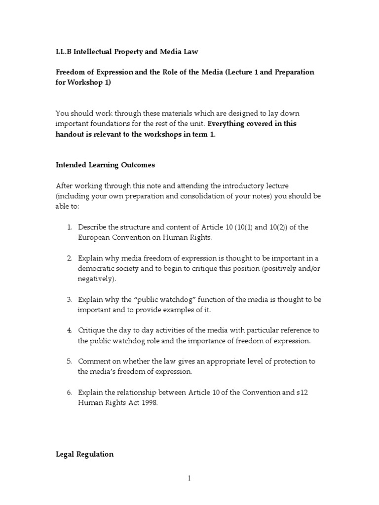 IPM - Supplementary Notes For Lecture 1 2019-20 | PDF