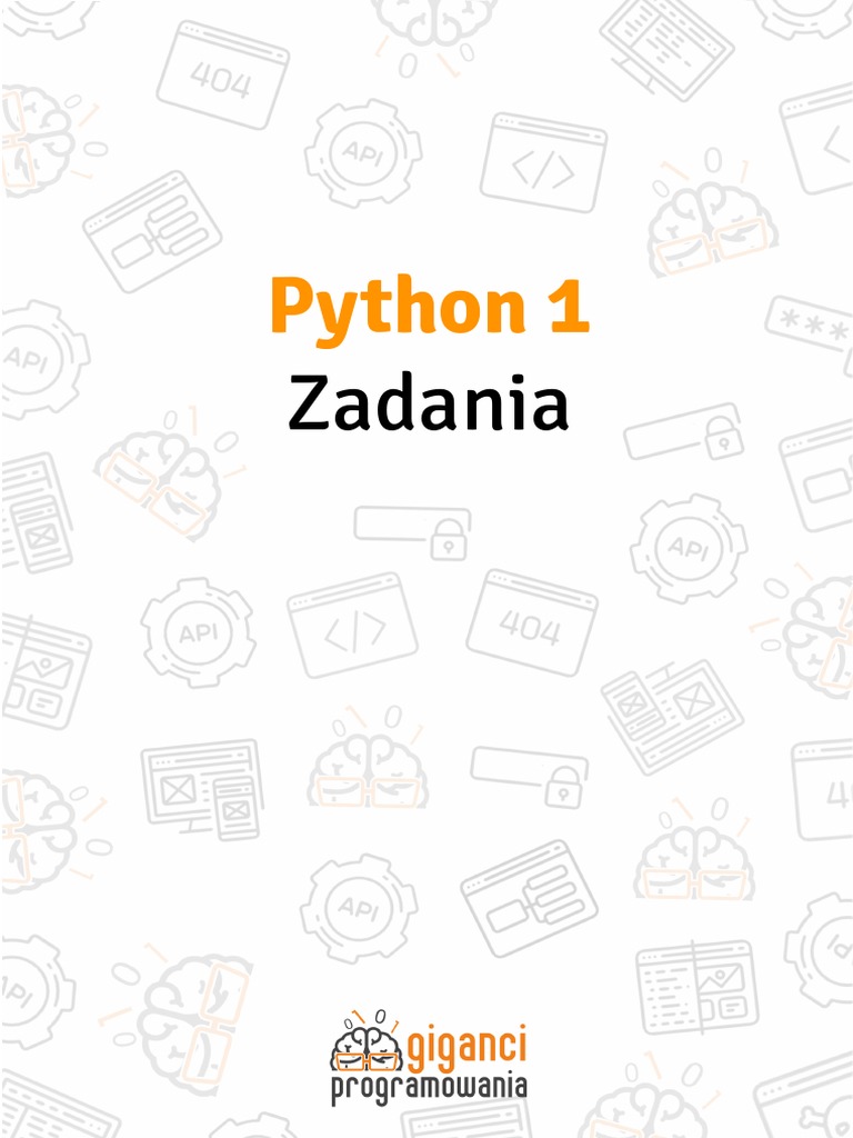 Python 1 Zadania Pdf