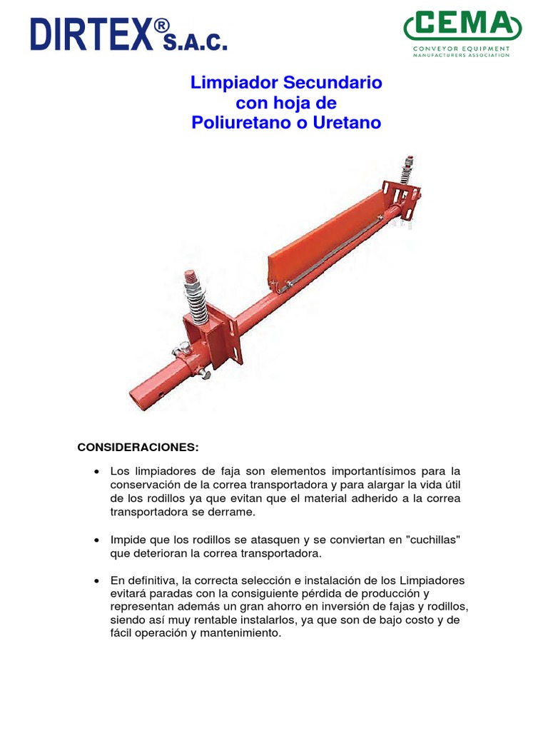 DIRTEX Limpiadores LSR 2023 | PDF