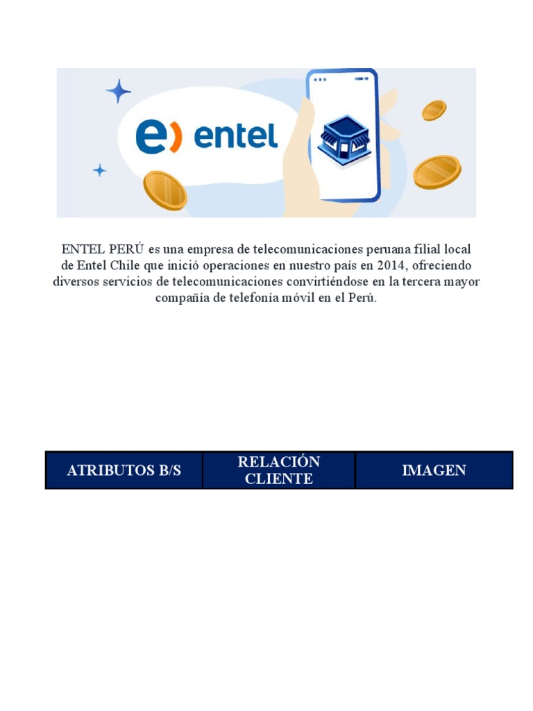 Entel Perú: Telecomunicaciones y Fidelización | PDF