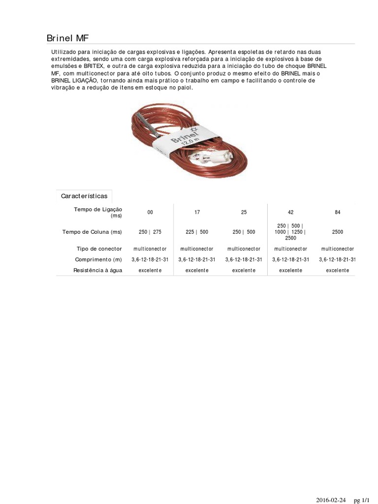 Brinel MF PT | PDF