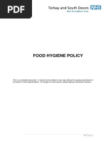 Food Indemnity Form for Hotel Guests | PDF